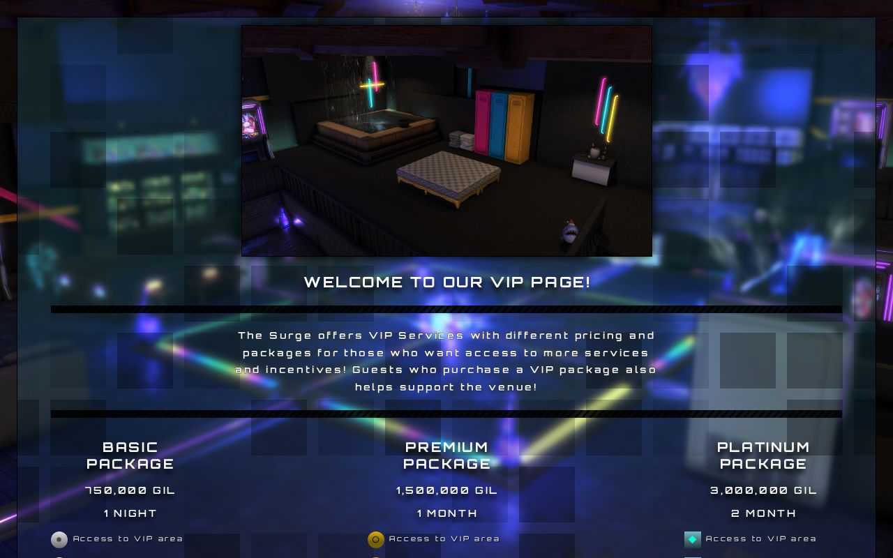 The Surge VIP Page
